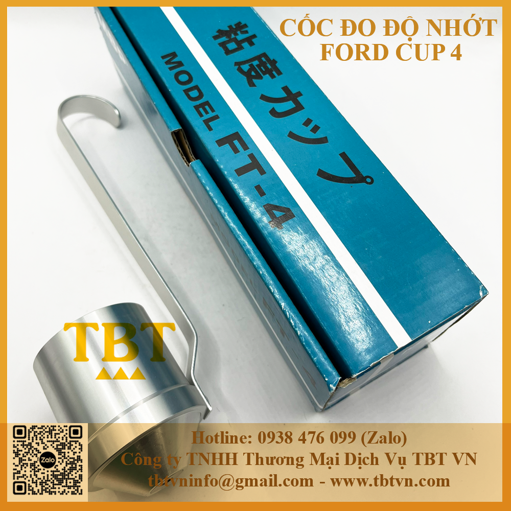 Cốc đo độ nhớt Ford Cup 4 Hãng MBP FT-4 - TBTVN.COM