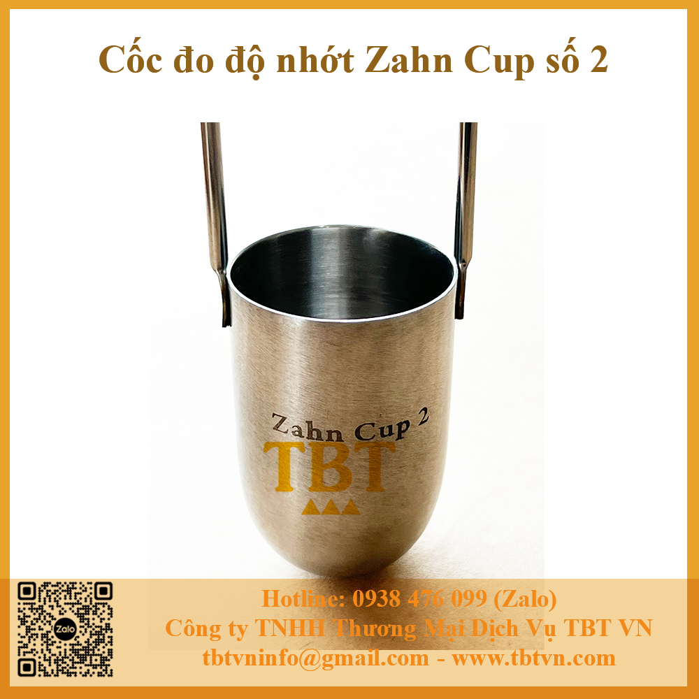 Cốc đo độ nhớt Zahn Cup số 2 hãng Flexibility - TBTVN.COM