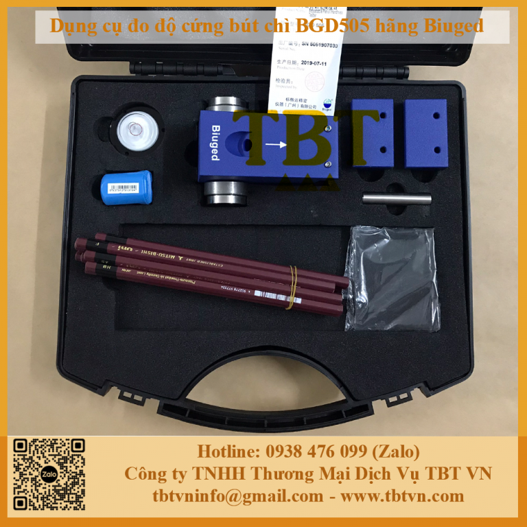 Dụng cụ đo độ cứng bút chì 3 trong 1 hãng Biuged BGD505 - TBTVN.COM